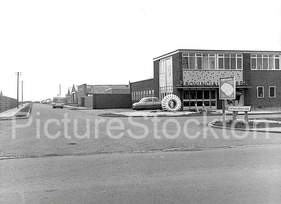 Provincial Tyres, Portrack Lane c1965 | Picture Stockton Archive