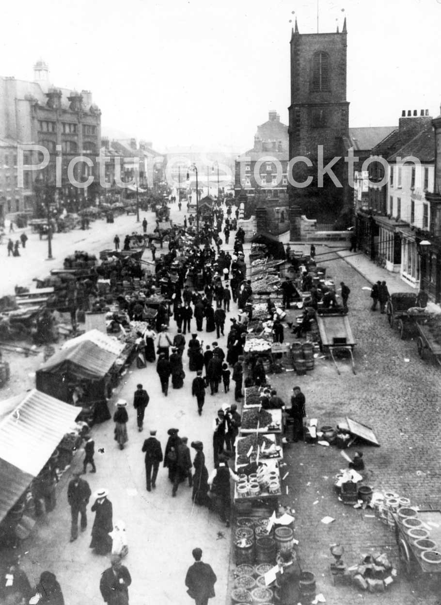 Stockton Market c1912 | Picture Stockton Archive