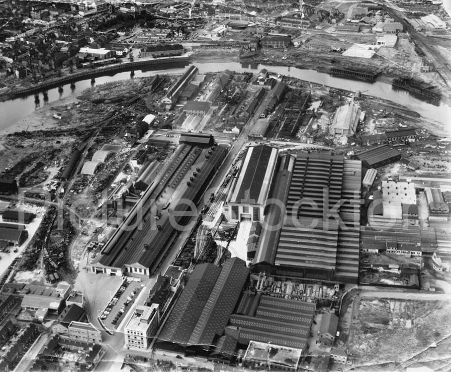 Aerial view of Stockton Quay c1953 | Picture Stockton Archive