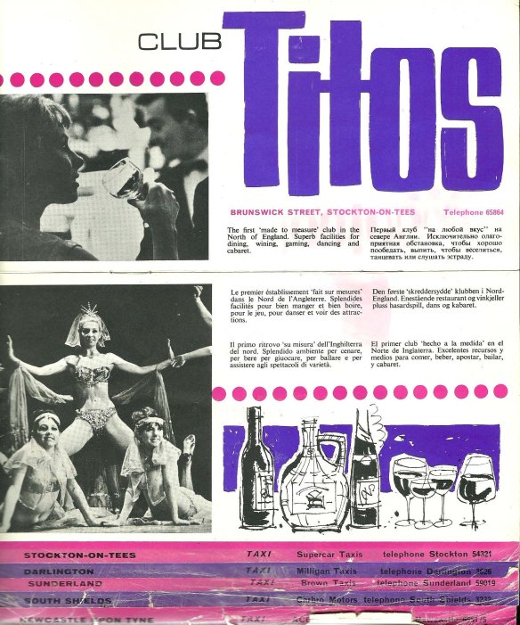 Nightclub Flyers 1960s | Picture Stockton Archive