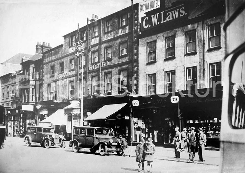 The Royal Hotel and CW Laws, Stockton | Picture Stockton Archive