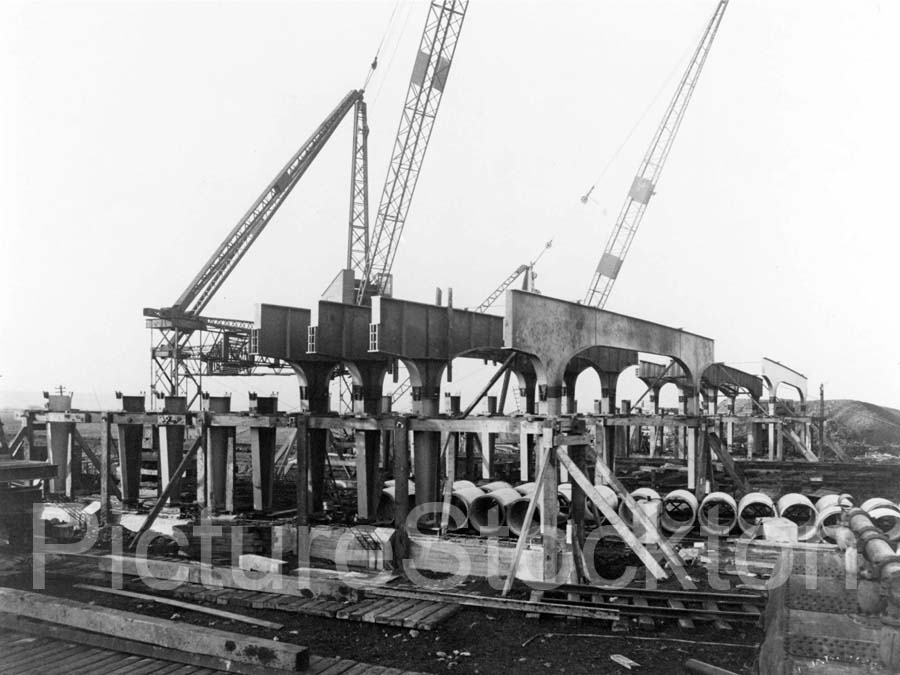 The Construction of the Billingham Branch Bridge c1933 | Picture ...