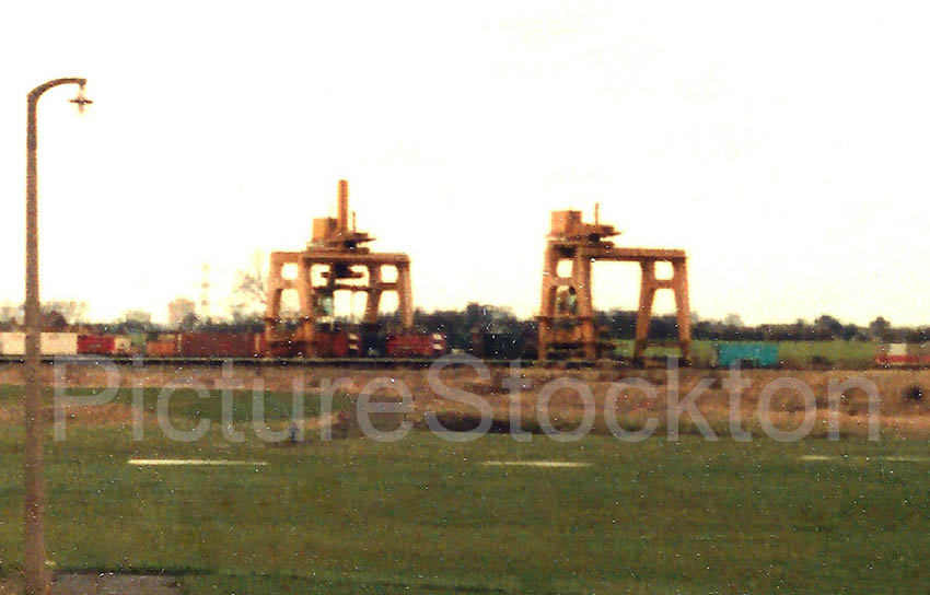 Freightliner Terminal viewed from Kingsport Close, Portrack c1987 ...