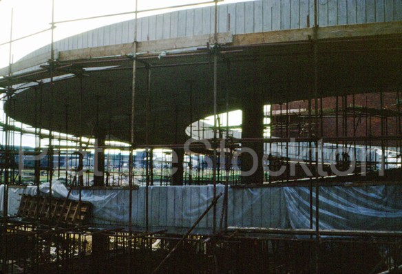 Construction of the spiral ramp | Picture Stockton Archive
