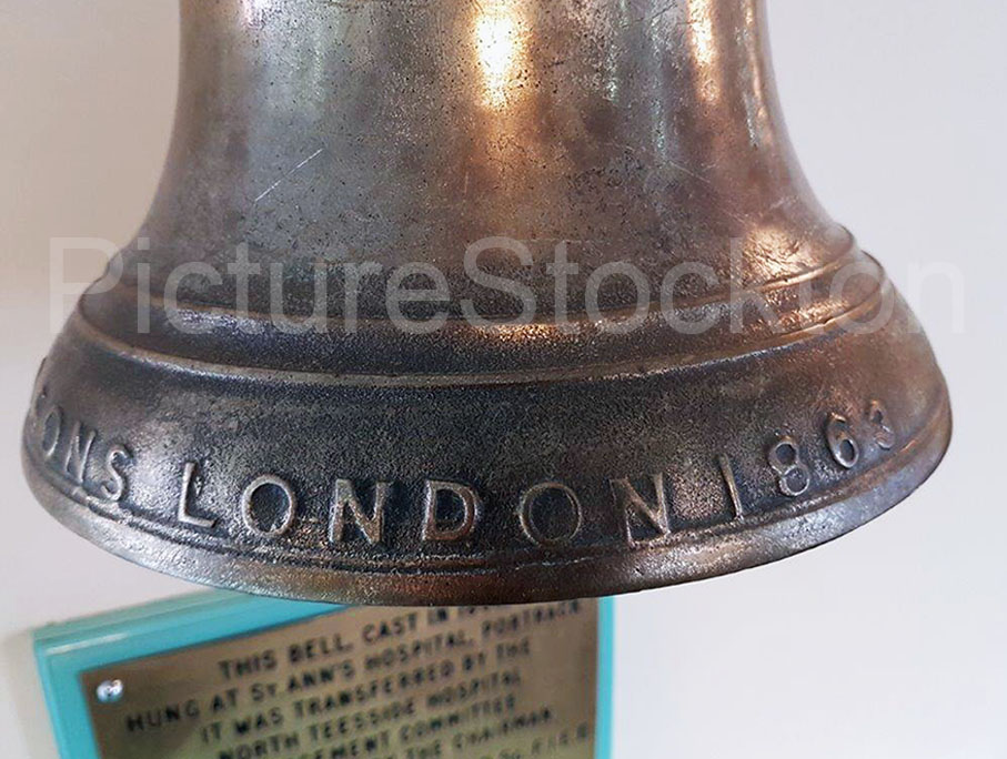 St Ann’s Hospital Memorial Bell at North Tees Hospital | Picture ...