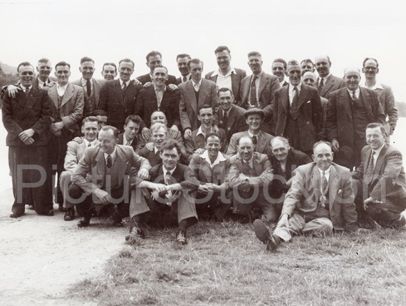 Haverton Hill Engine Shed Staff c1950s | Picture Stockton Archive