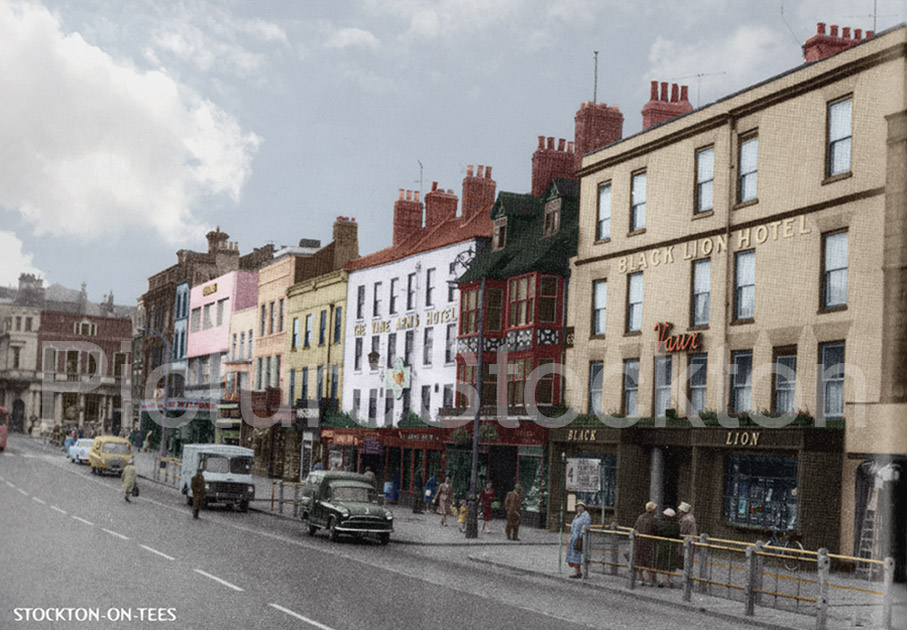 Stockton High Street Postcard c1960s | Picture Stockton Archive