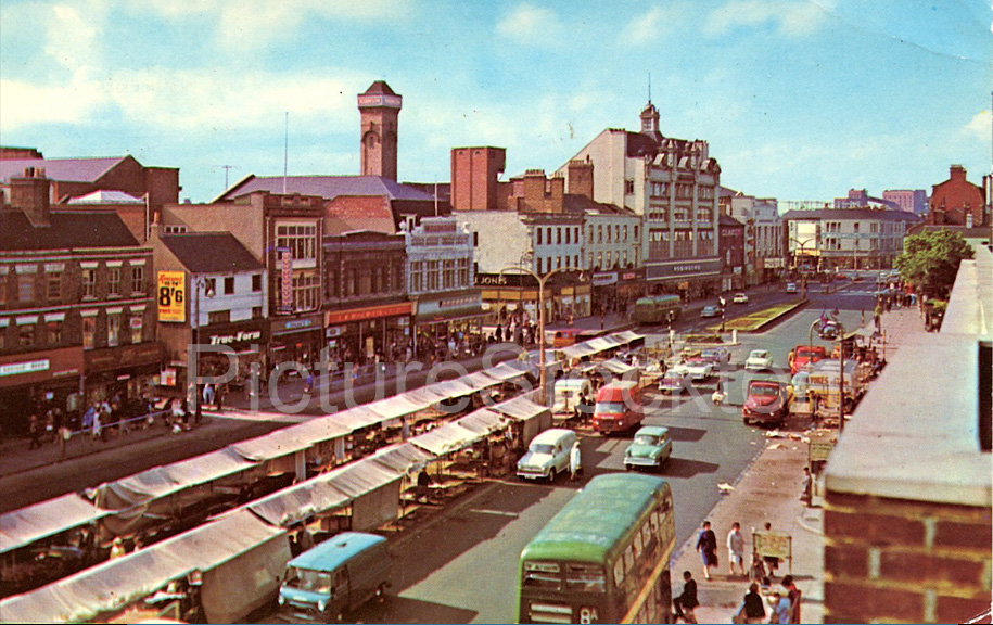 Postcard of Stockton High Street c1970s | Picture Stockton Archive